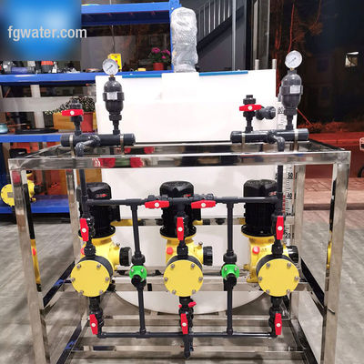 1000L PE Tank Auto Chemical Dosing System With Metering Pump